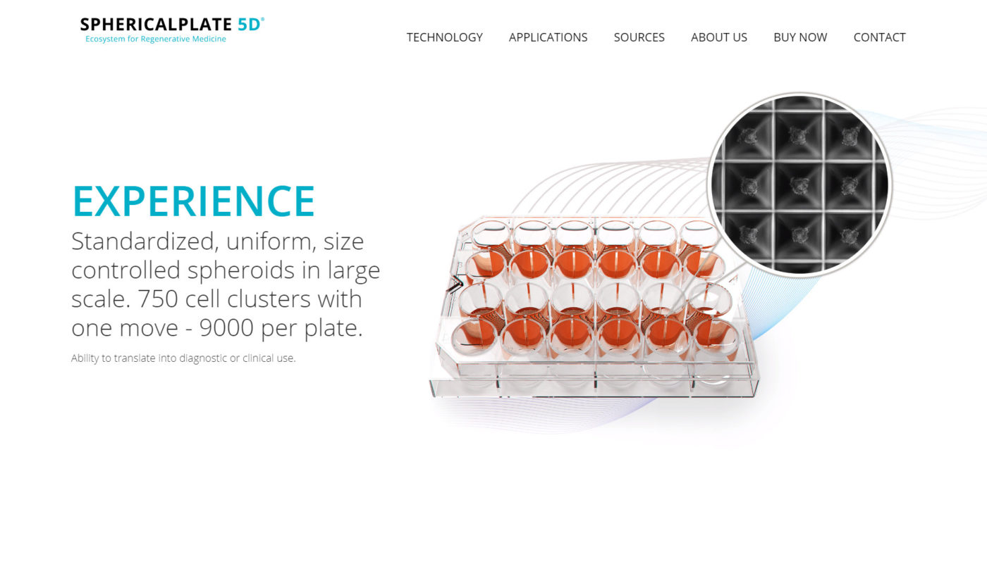 SPHERICALPLATE 5D - Ecosystem for Regenerative Medicine